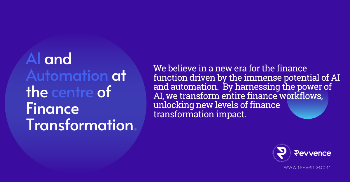 Accelerate Finance Transformation with AI | Revvence